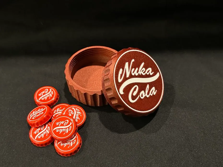 Nuka Cola Threaded Container - Cap Stash - Fallout by BATTCAVE ...