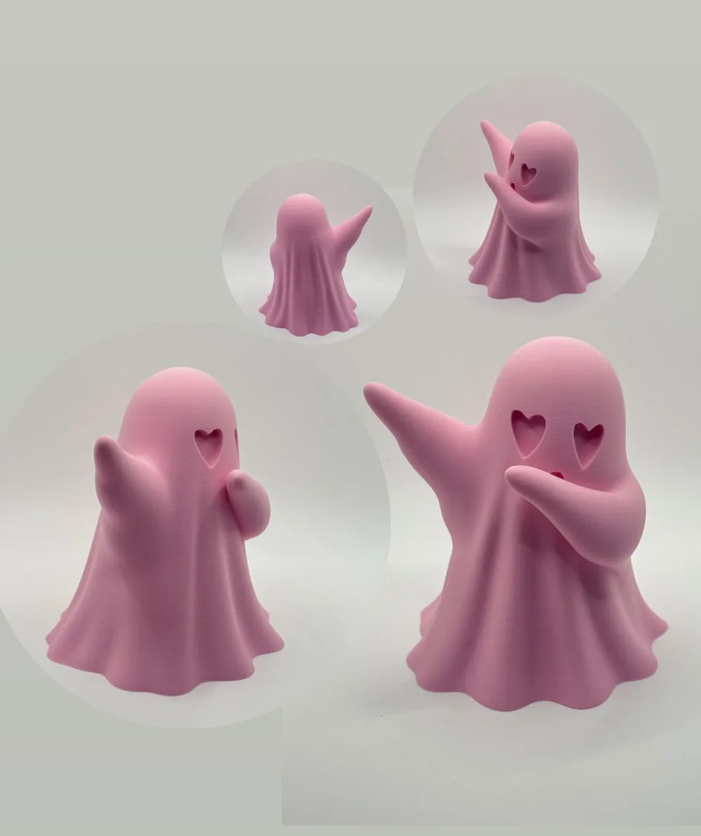 Halloween Dab Ghost Ornament by Cookiemint MakerWorld: Download Free 3D ...