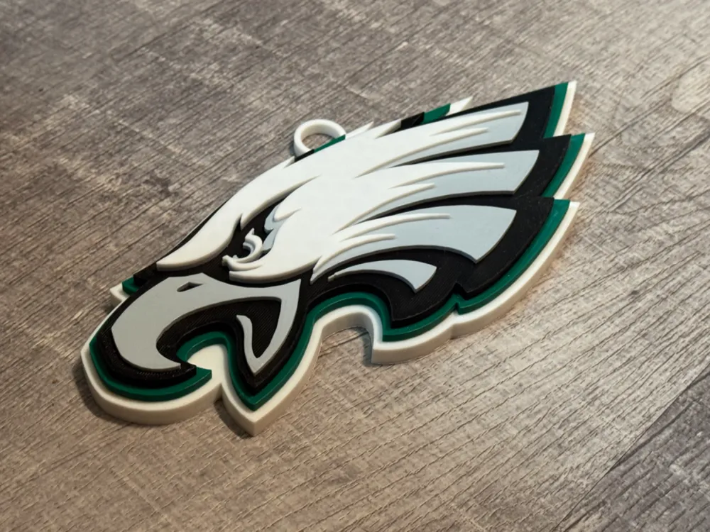 Philadelphia Eagles Oversized logo necklace chain - Free 3D Print Model ...