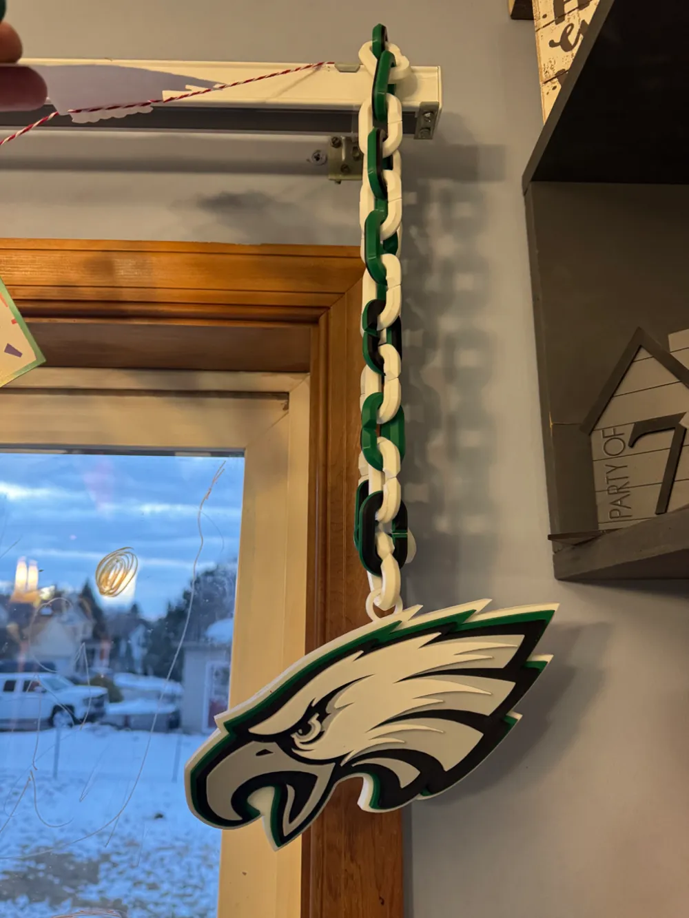 Philadelphia Eagles Oversized logo necklace chain - Free 3D Print Model ...