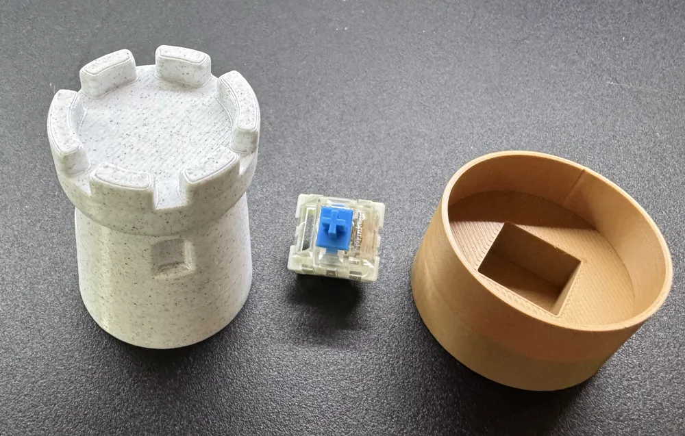 Medieval Tower Haptic Clicker Fidget Toy - Free 3D Print Model - MakerWorld