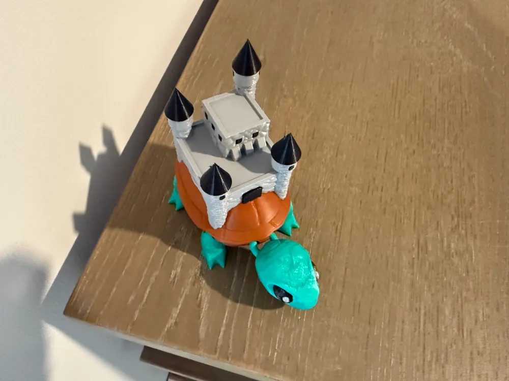 Castle Turtle - Free 3D Print Model - MakerWorld