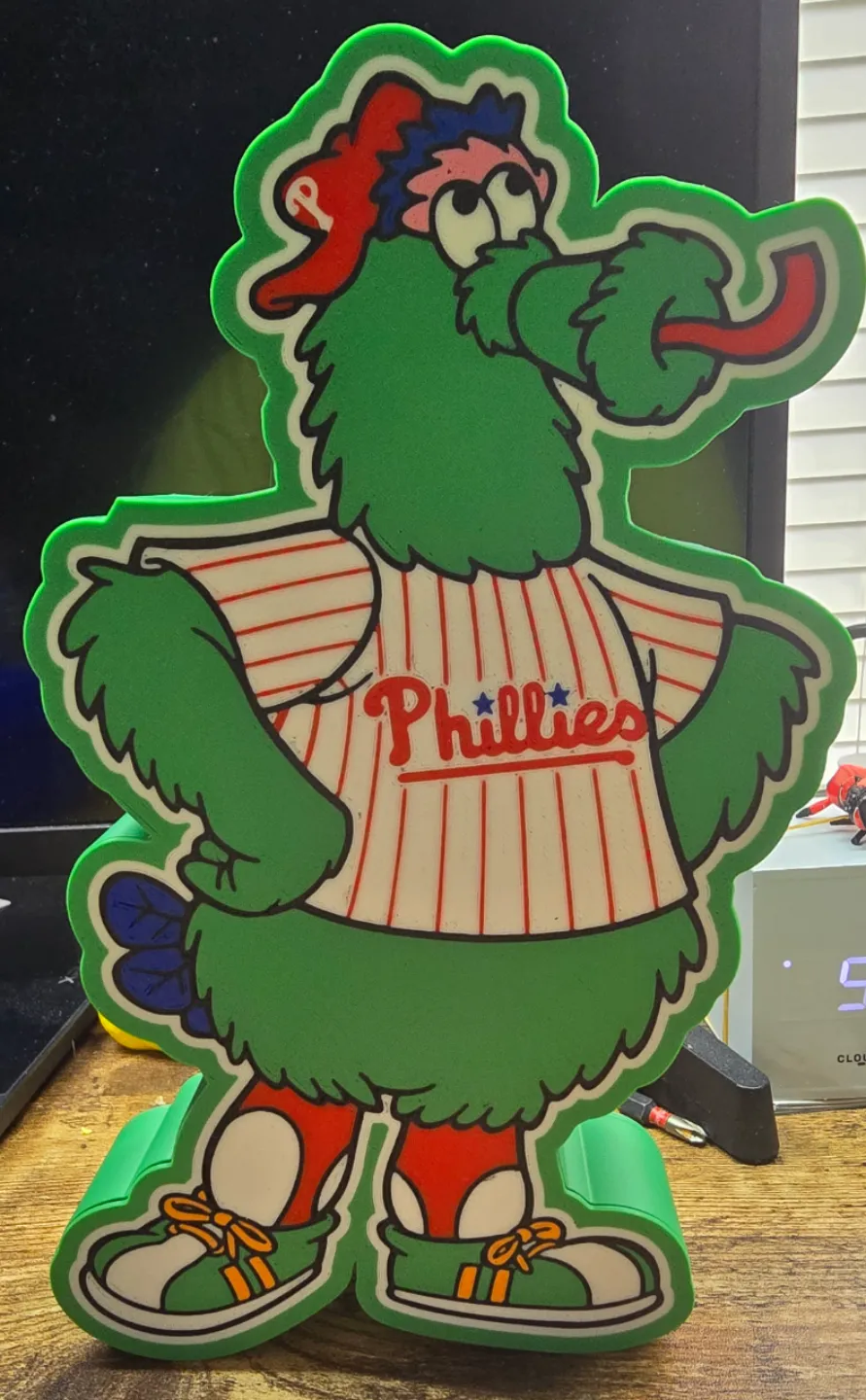 Philadelphia Phillies Phanatic light box by xrockinmarkyx MakerWorld ...