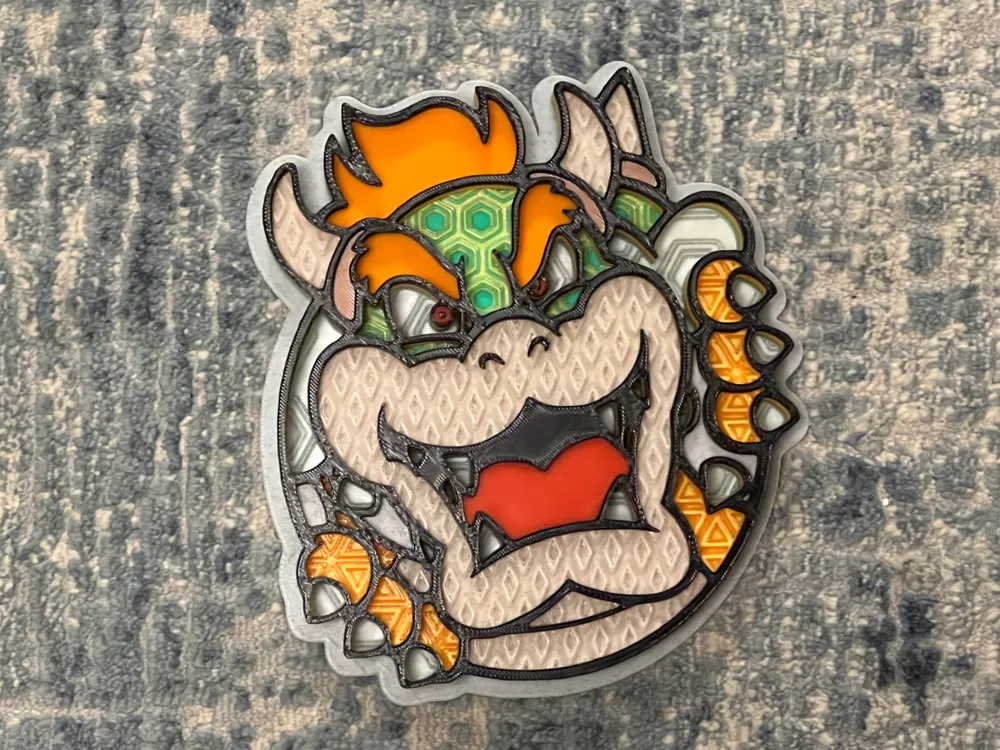 Bowser Dimensional Mosaic by Richie Rich Richie Rich - MakerWorld