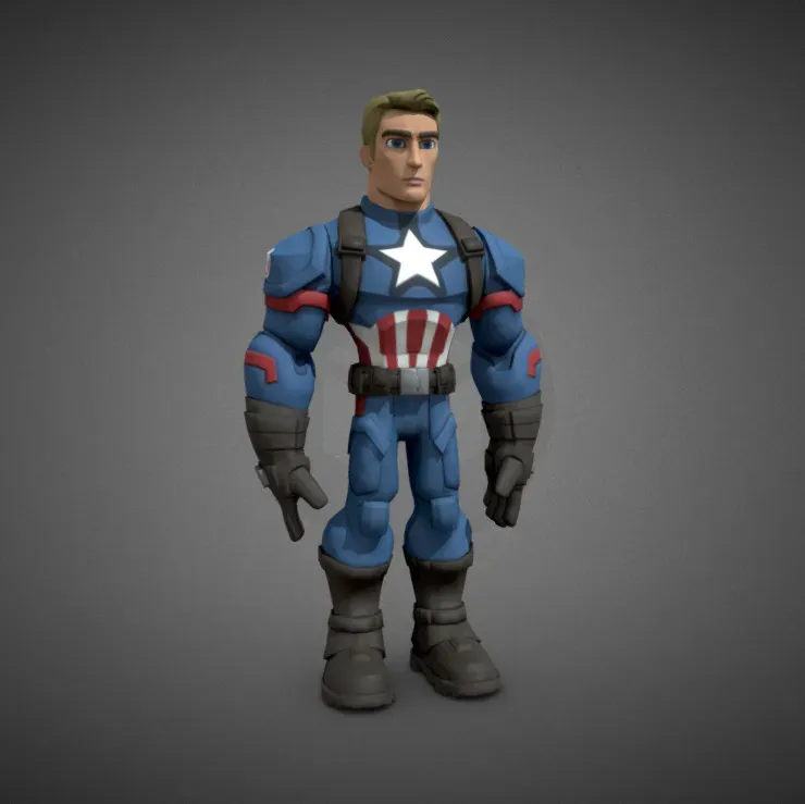 Captain America Remixed by OaklandStudios - MakerWorld