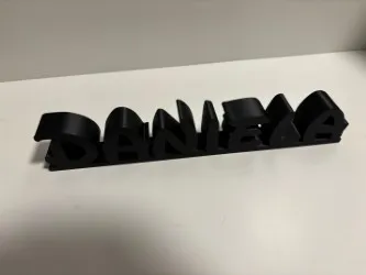Daniela Disney-Style Lettering Display by korschiMakerWorld: Download ...