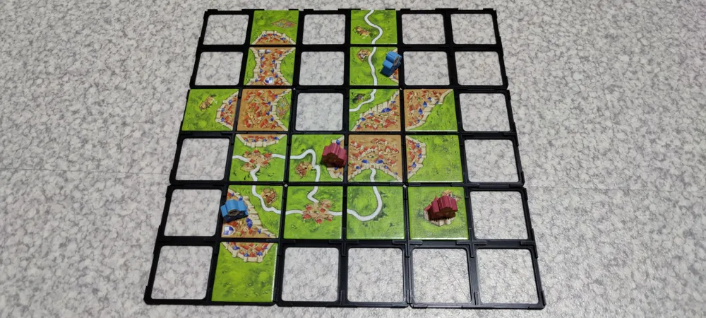 Carcassonne (and Karak) Magnetic Tile by Arubinu - MakerWorld