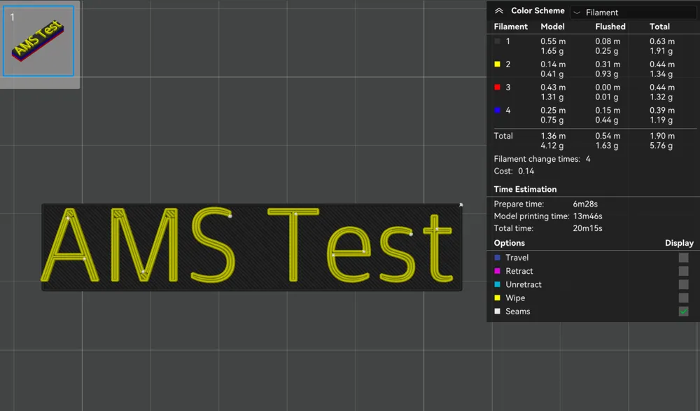 4 Color AMS Test by Ripleydadoggy - MakerWorld