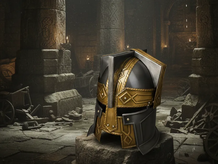 Dwarven Helm Khazad-dûm | The Rings of Power by Bartmann85 MakerWorld ...