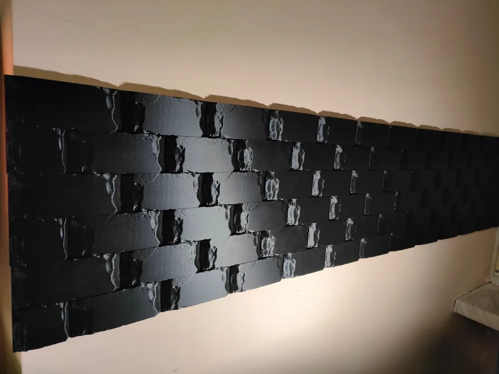 Slate Stone Wall Panel - Free 3D Print Model - MakerWorld