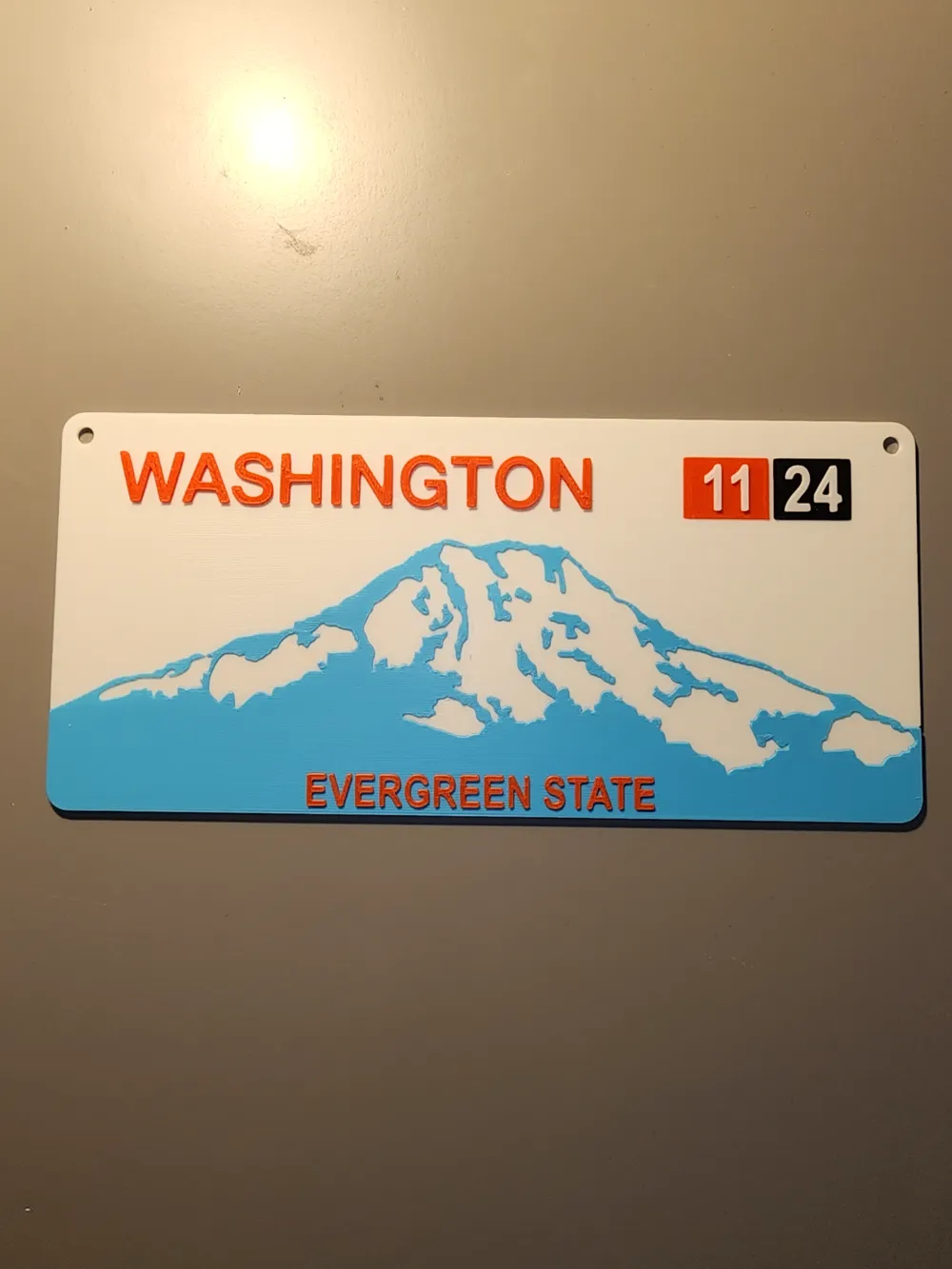 Washington State License Plate by BrooksAdditive - MakerWorld
