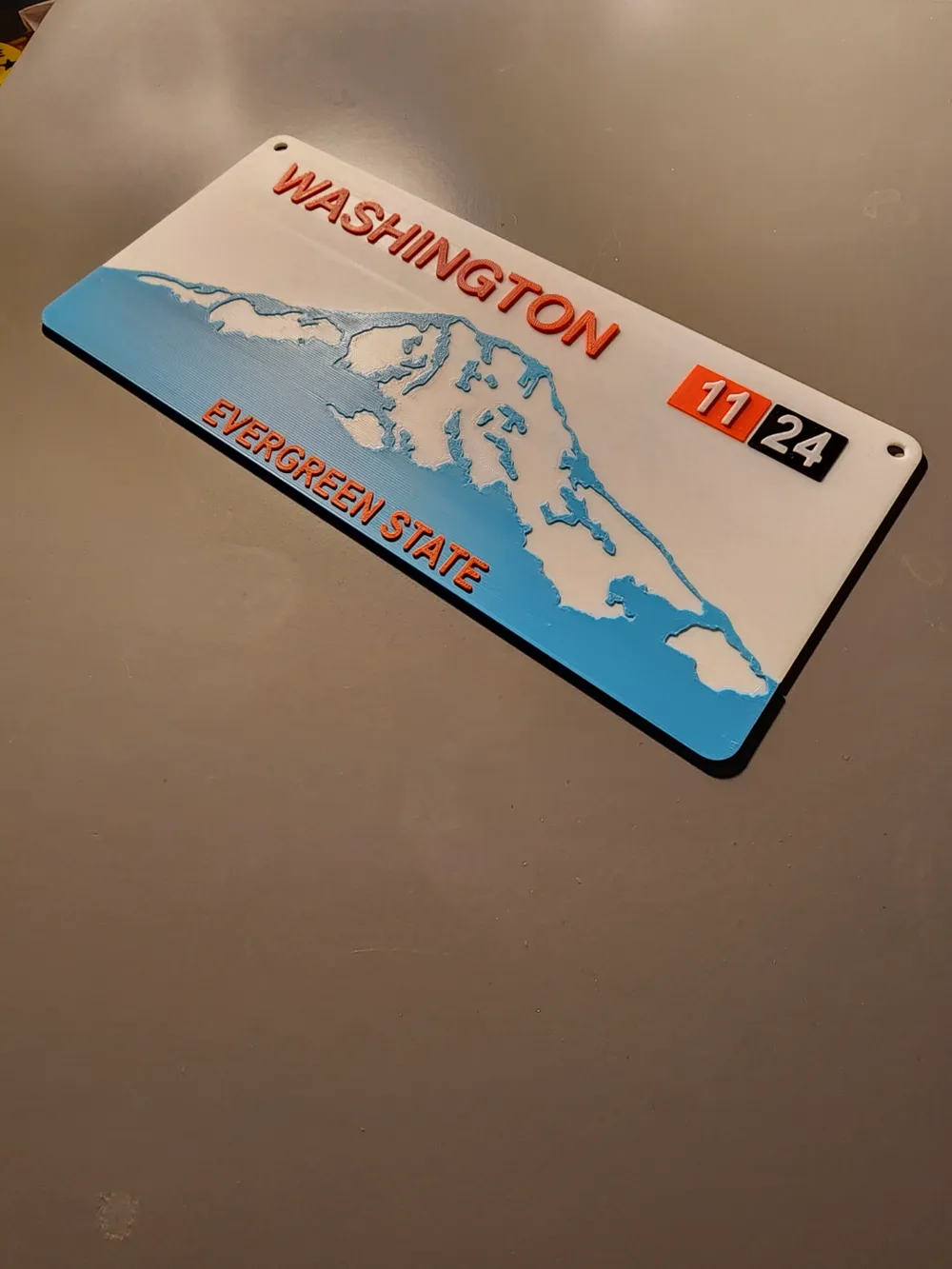 Washington State License Plate by BrooksAdditive MakerWorld: Download ...