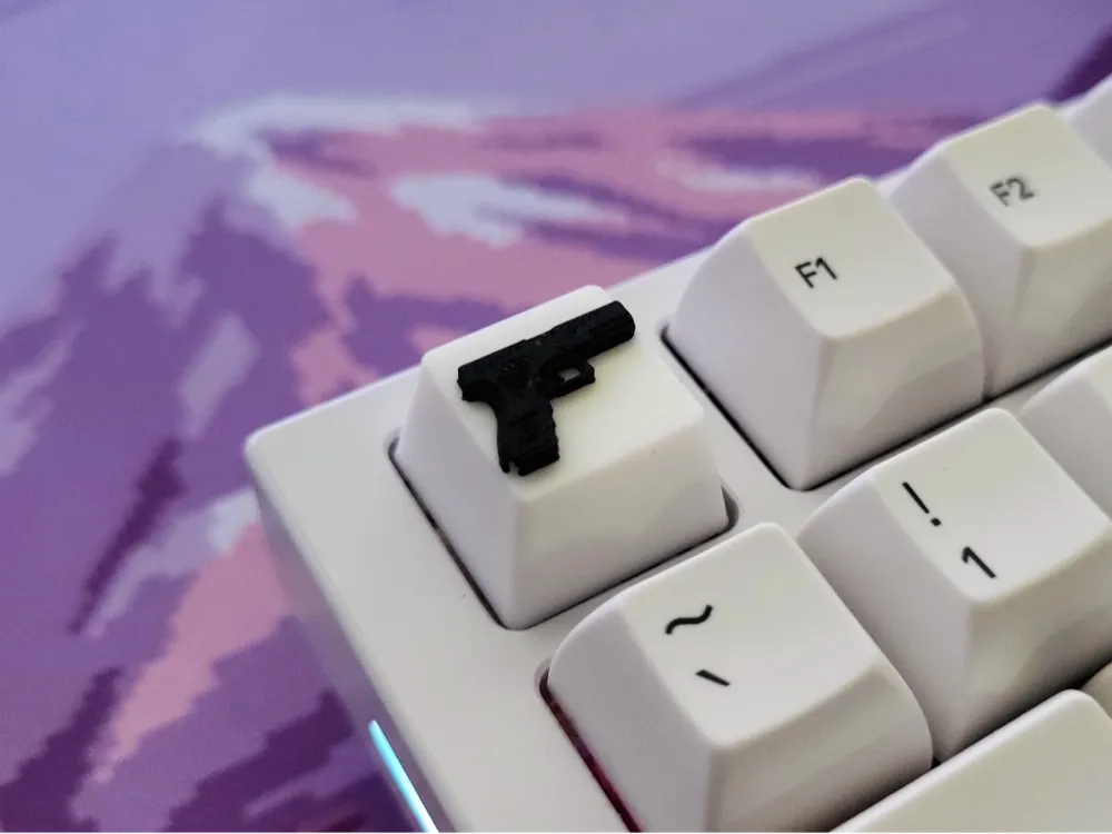 Glock Keycap - Cherry MX by TheFunkMakerWorld: Download Free 3D Models