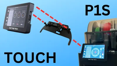 Low-Profile Panda Touch Mount for P1S/P1P by ENGINEER3D PRINTS ...