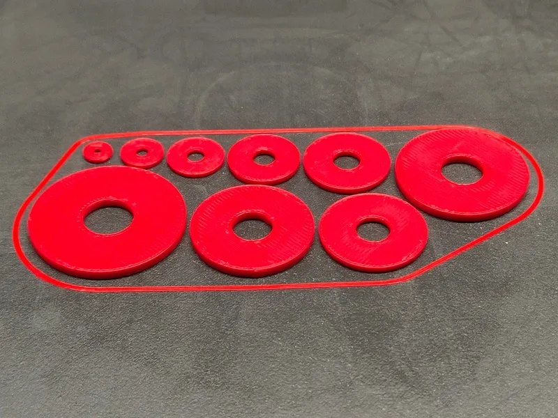 Customizable Parametric Washer - Free 3D Print Model - MakerWorld