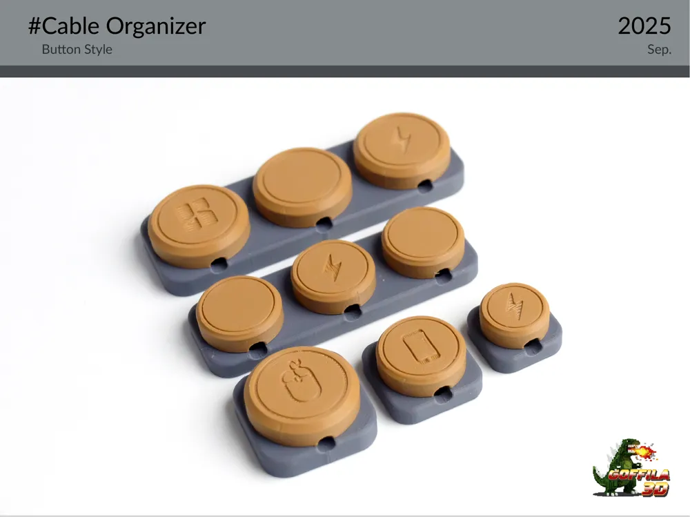 Cable Organizer - Free 3D Print Model - MakerWorld