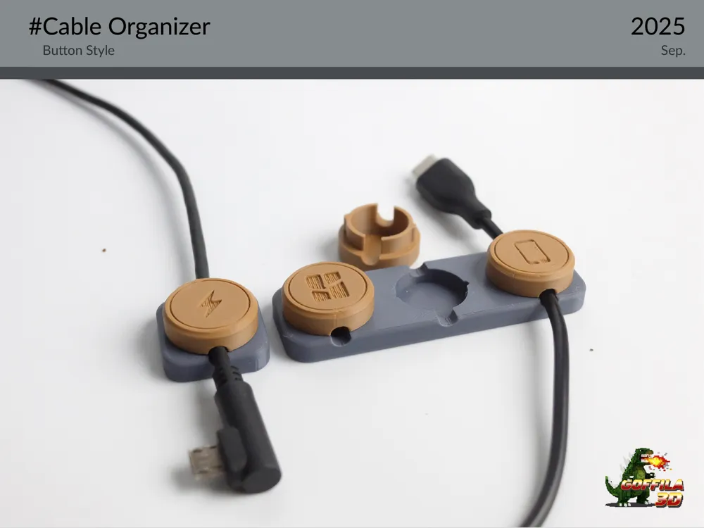 Cable Organizer - Free 3D Print Model - MakerWorld
