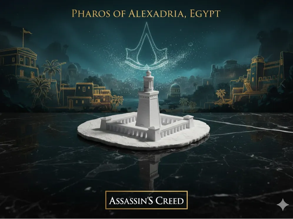 Lighthouse of Alexandria - Assassin's Creed - Free 3D Print Model ...