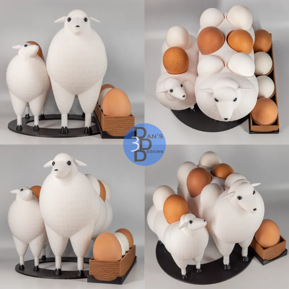 Sheep Egg Rack by dry3210 MakerWorld: Download Free 3D Models