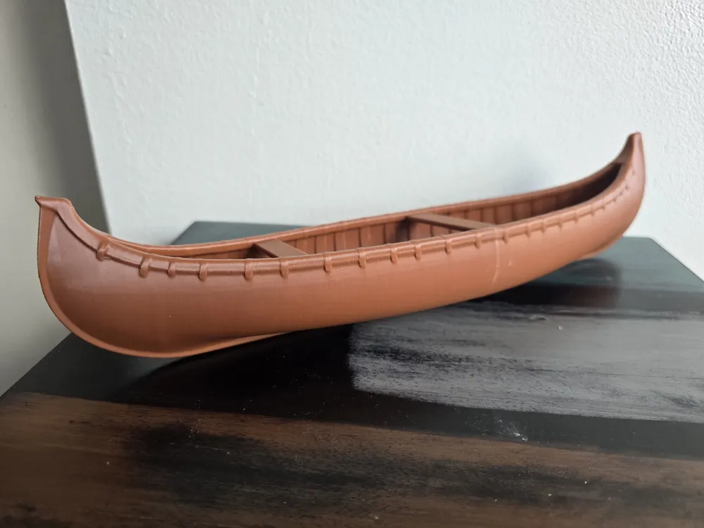 Canoe - Traditional Americans Native scale 1/10 - Free 3D Print Model ...