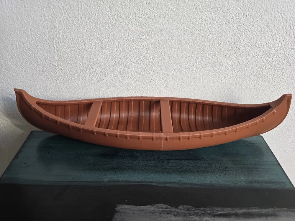 Canoe - Traditional Americans Native scale 1/10 - Free 3D Print Model ...