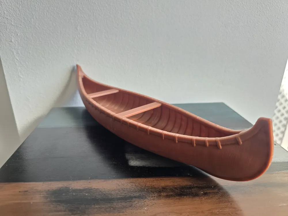 Canoe - Traditional Americans Native scale 1/10 - Free 3D Print Model ...