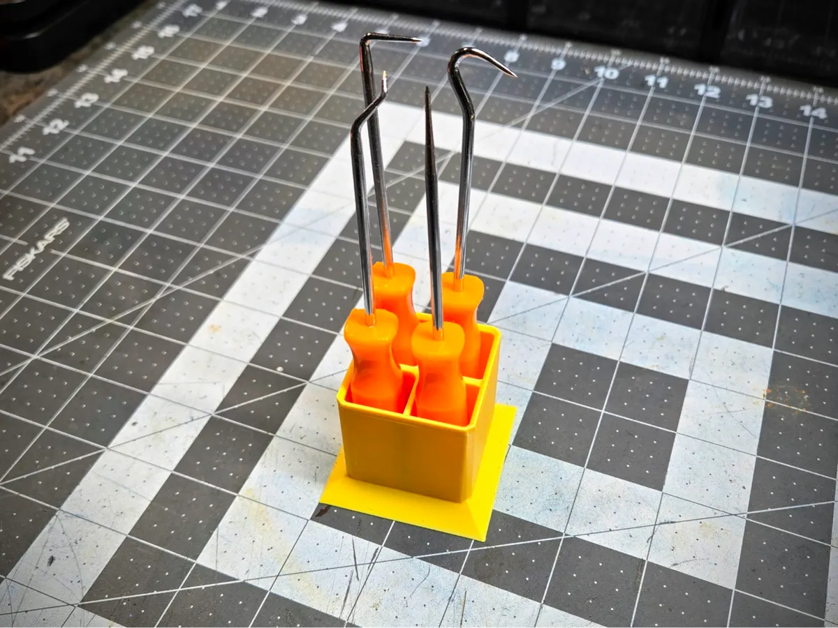 Harbor Freight Pick Set - Workbench Storage Base - Free 3D Print Model ...