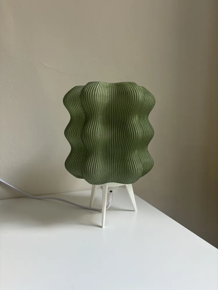 Mini Wavy Lamp for A1 Mini - E27 E26 Base - PETG - Free 3D Print Model ...