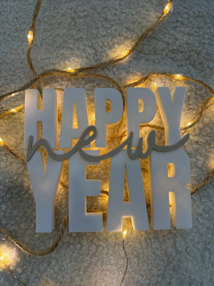 Frohes Neues Jahr – Kostenloses 3D-Druckmodell – MakerWorld