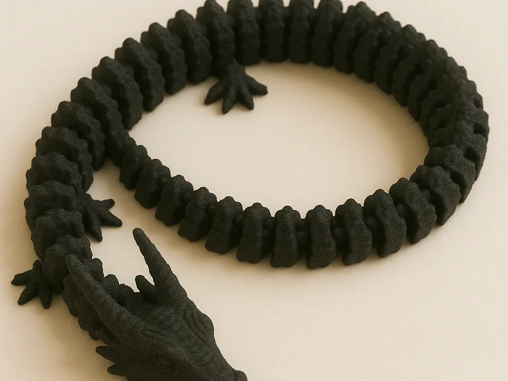 Articulated Dragon (simple) by Rajiv MakerWorld: Download Free 3D Models