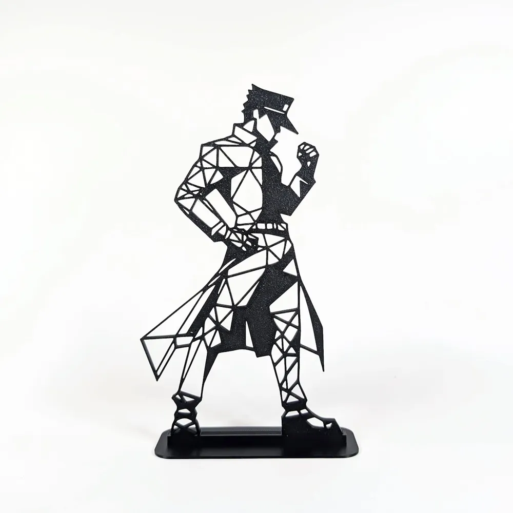 Geometric Low Poly Jotaro Kujo by PhaseworksCA MakerWorld: Download ...