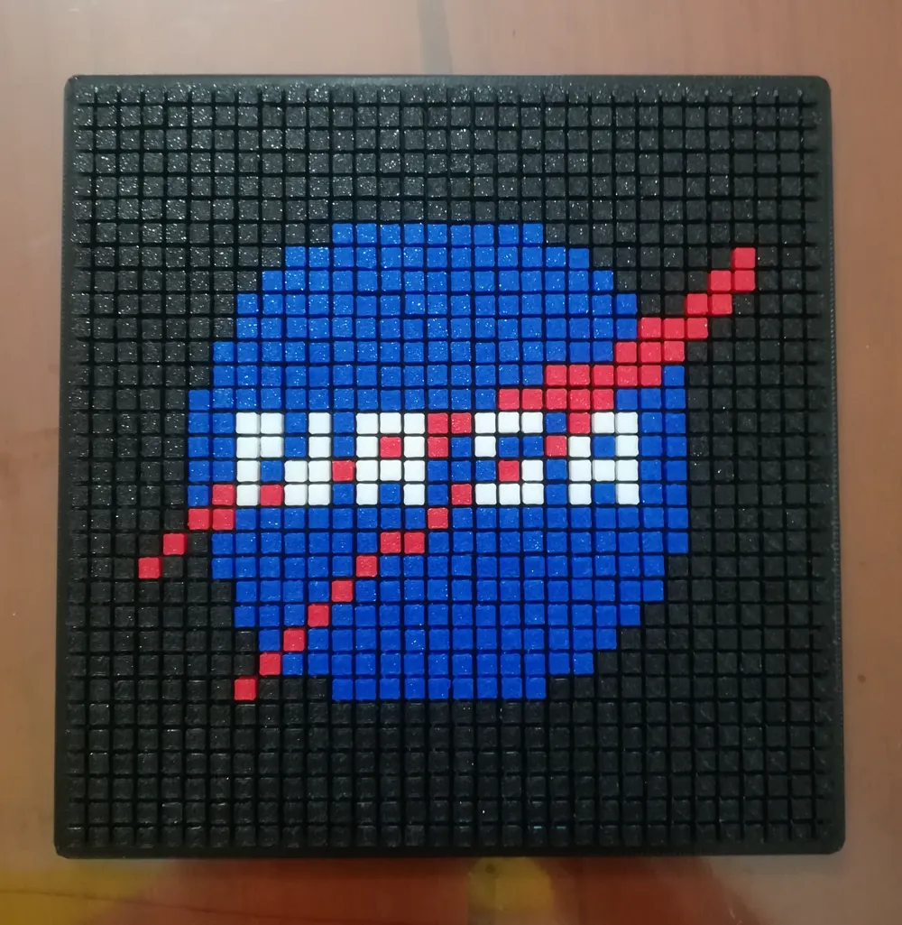 Nasa Pixel Art by hobby 3D - MakerWorld