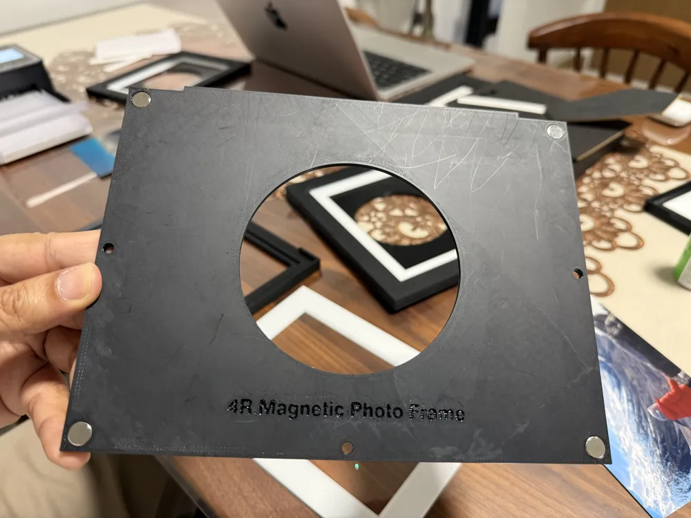 Magnetic Photo Frame (4R, 4 x 6, or Postcard size) - Free 3D Print ...