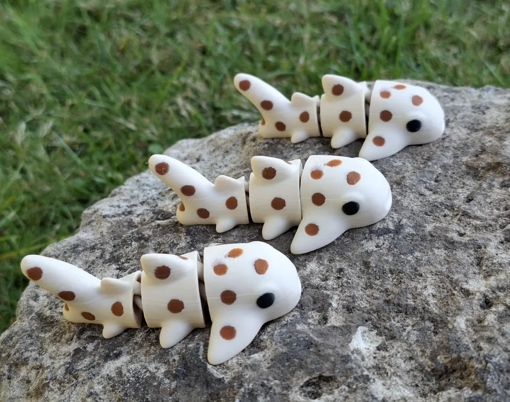 Flexi Zebra Shark – Articulated 3D Print by Alex's 3D prints MakerWorld ...