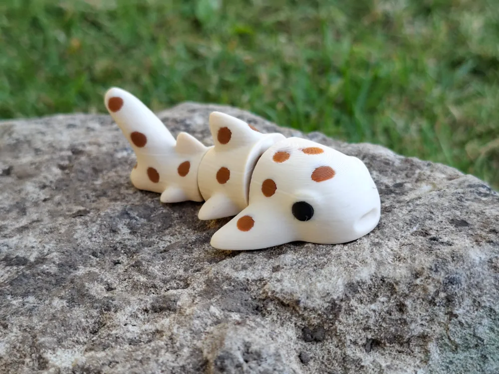 Flexi Zebra Shark – Articulated 3D Print by Alex's 3D prints MakerWorld ...