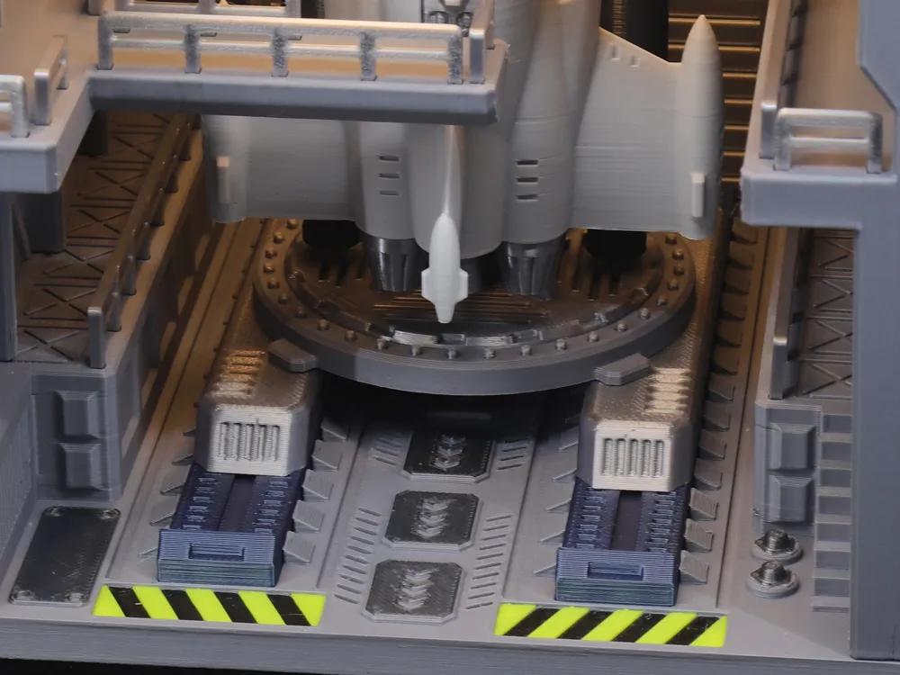 Space Shuttle Hangar book nook - Free 3D Print Model - MakerWorld