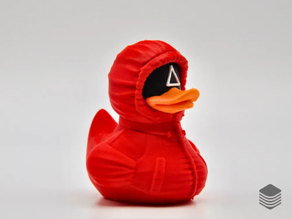 Squid Games Pink Guard Triangle Duck by The Duck Vault MakerWorld ...