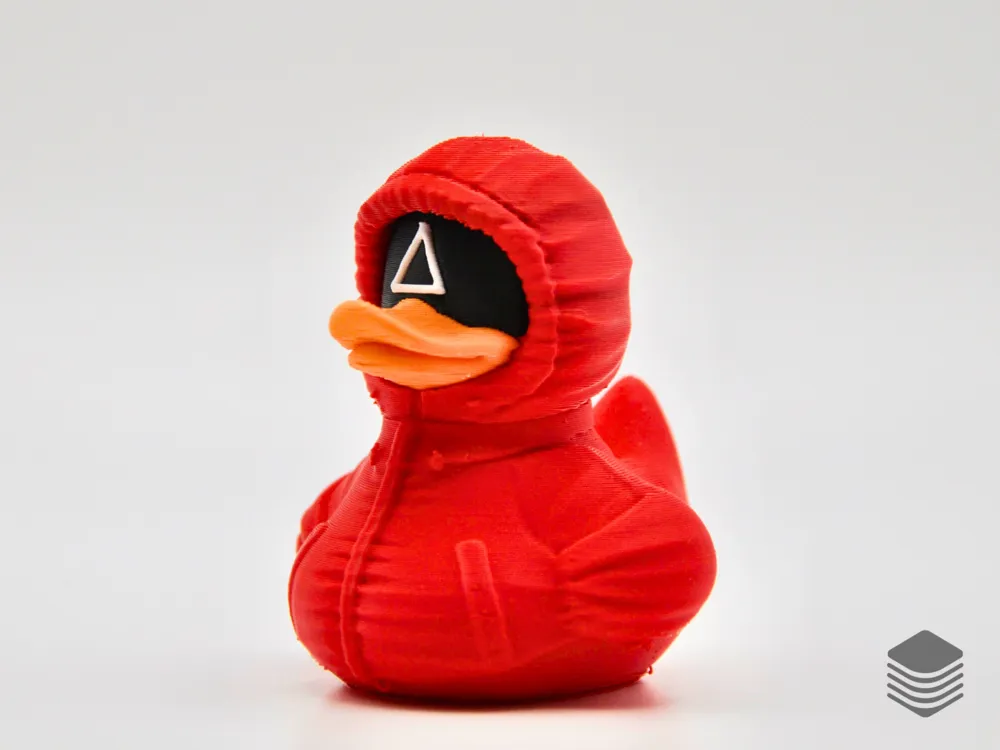 Squid Games Pink Guard Triangle Duck by The Duck Vault MakerWorld ...
