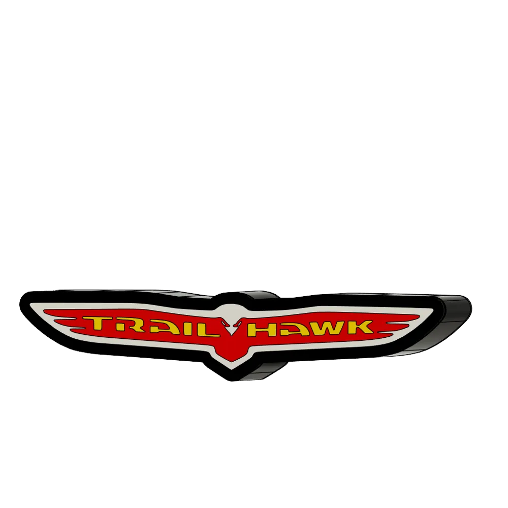 Jeep Cherokee Trail Hawk Logo - LED Light Box by MayHemMakerWorld ...