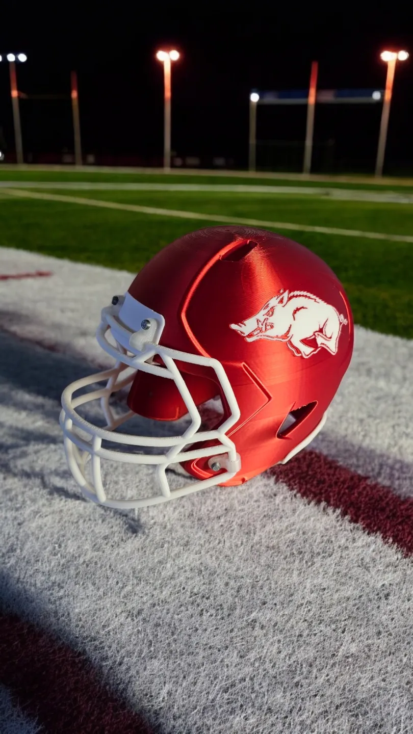 Arkansas Razorbacks Football Helmet by animuL67 MakerWorld: Download ...
