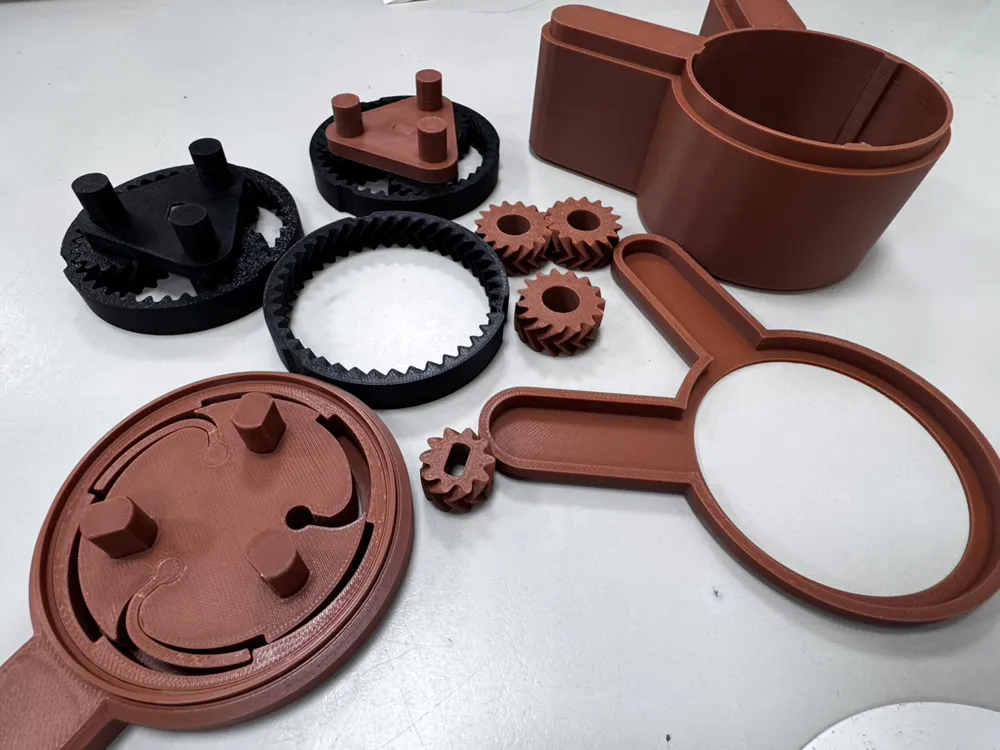 Planetary gear Hand-cranked fan - Free 3D Print Model - MakerWorld