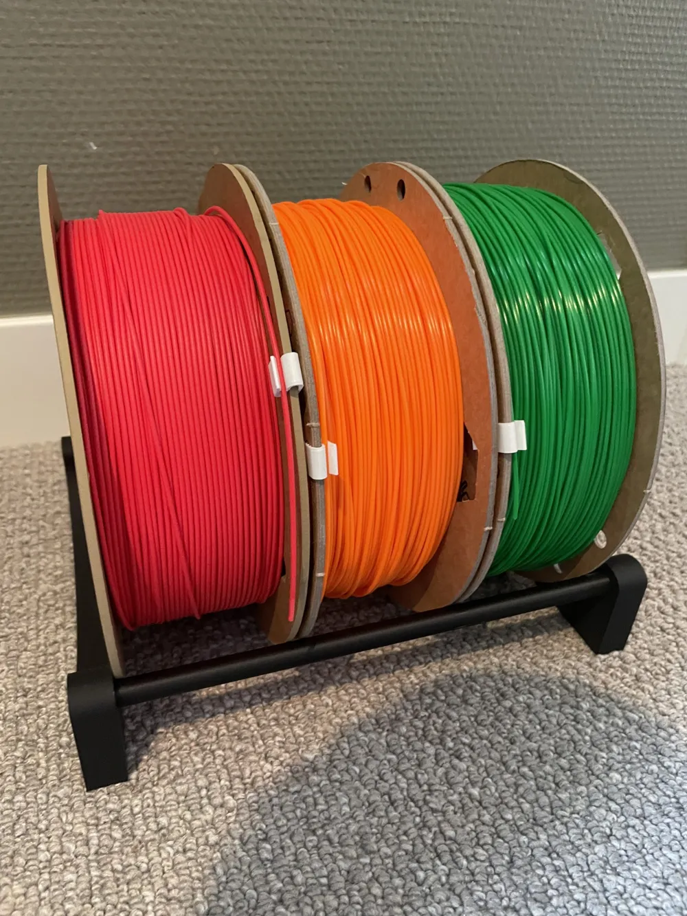 Filament spool holder 3x 1kg by GuusMolendijk MakerWorld: Download Free ...
