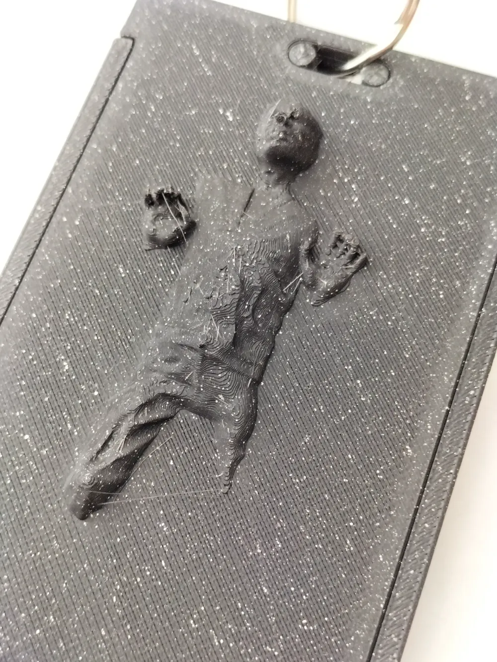 Han Solo carbonite ID badge holder Star Wars - Free 3D Print Model ...