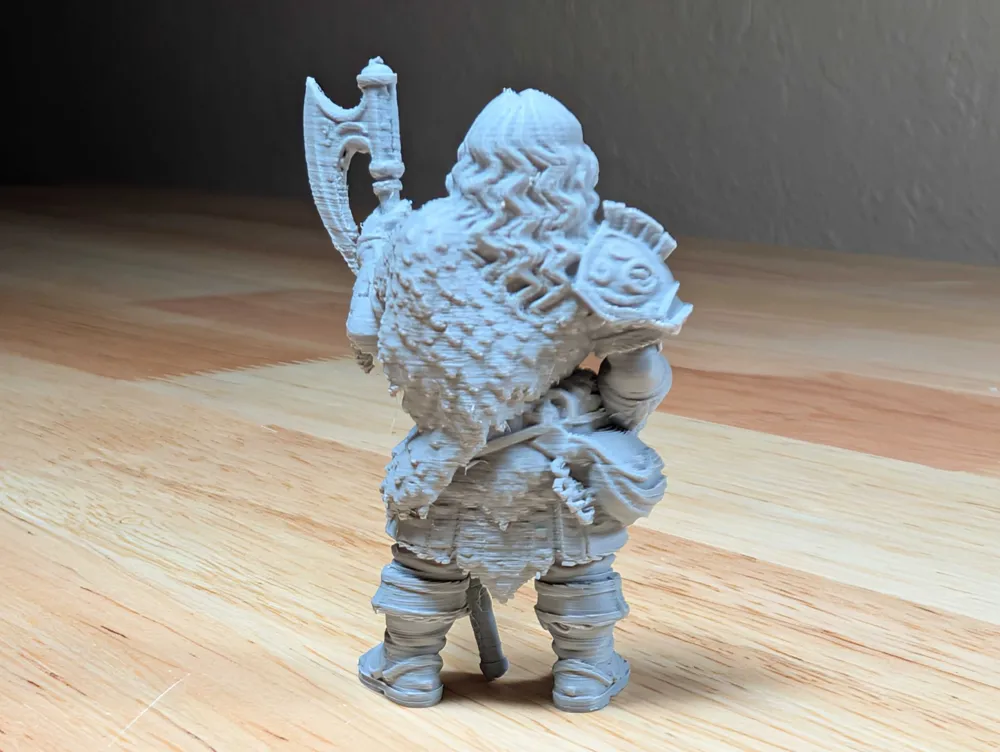 DnD Dwarf Female Fighter w/ Great Axe by Alan-and-Jordi MakerWorld ...