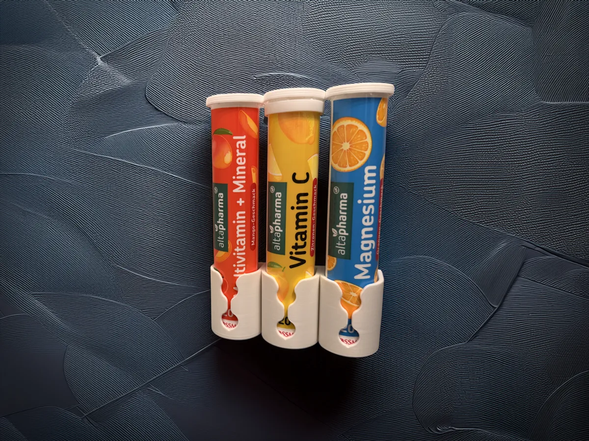 Support de comprimés effervescents design - Modèle d'Impression 3D ...