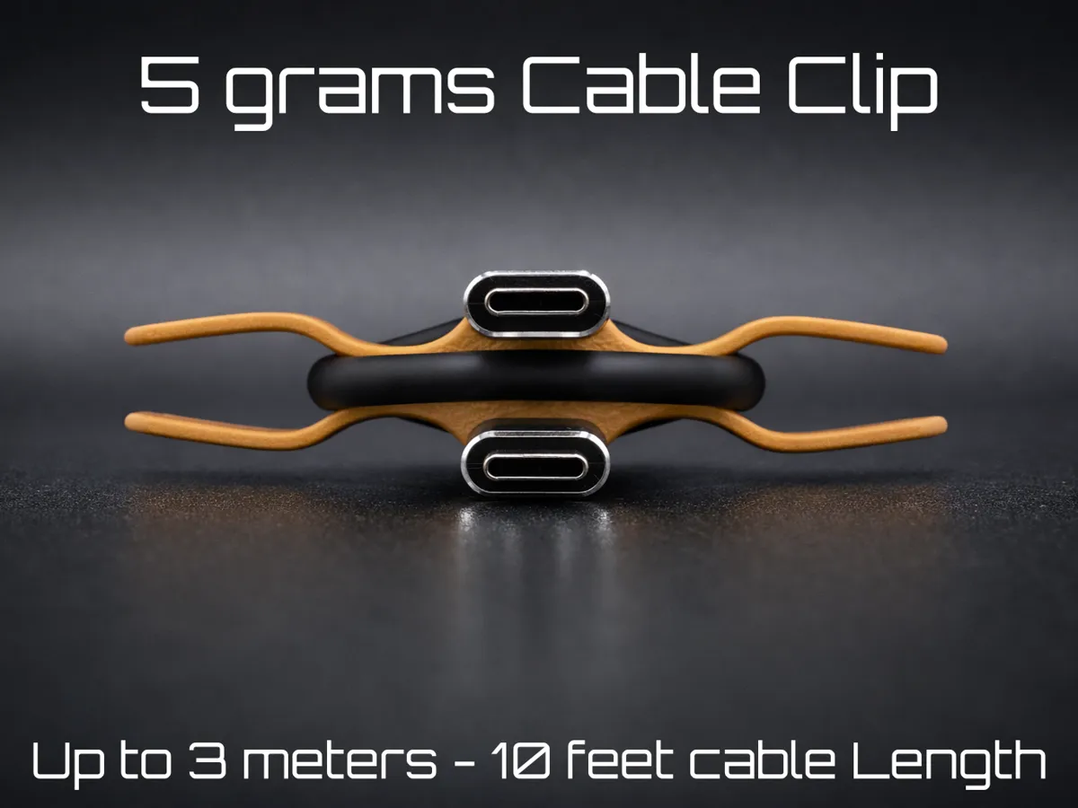 5 Grams Cable Clip - Free 3D Print Model - MakerWorld