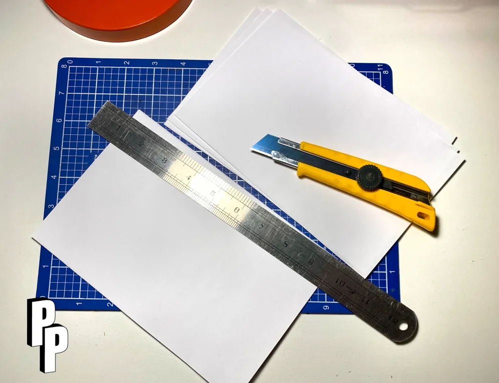 Scrap paper NotePad with integrated Clipboard - Letter sized paper (cut ...