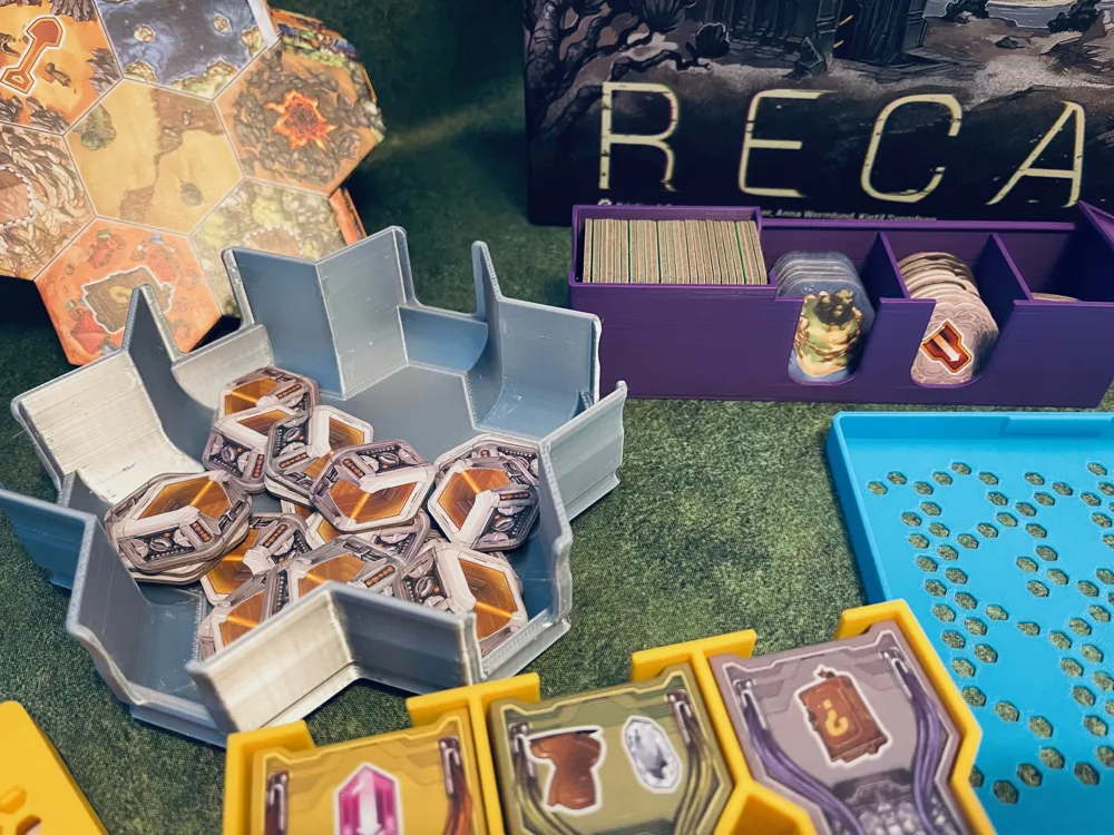 Recall Board game insert - Free 3D Print Model - MakerWorld