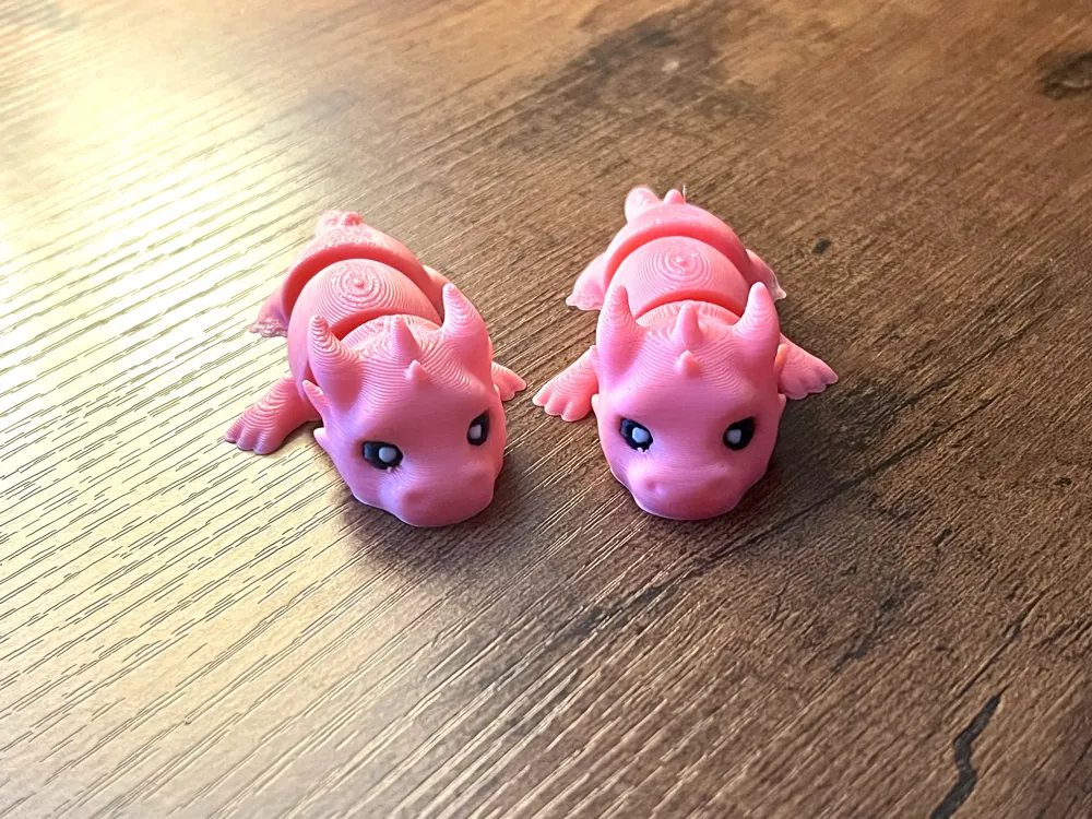 Cute Baby Articulated Flexi Dragon Mini by Dijon Prints MakerWorld ...