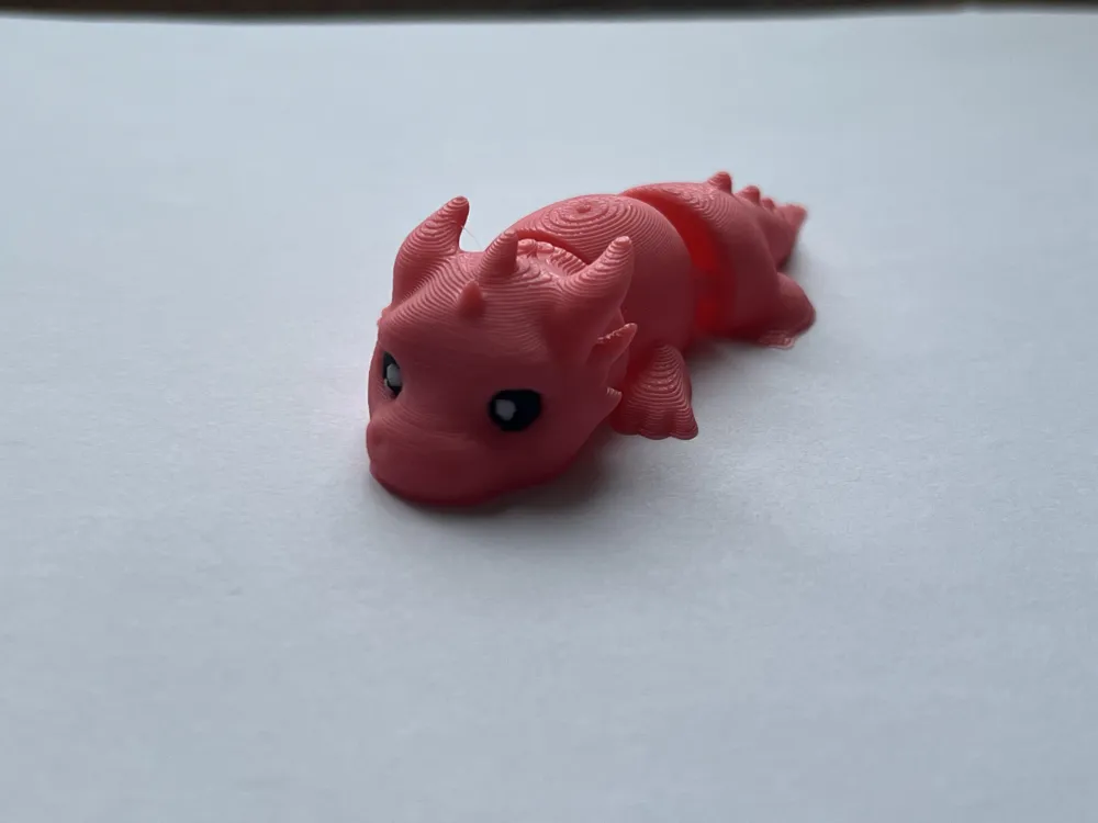 Cute Baby Articulated Flexi Dragon Mini by Dijon Prints MakerWorld ...